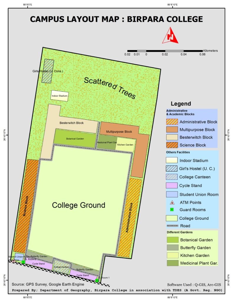 Campus Map & Layout – Birpara College
